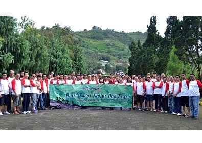 Indokomas Employees team building